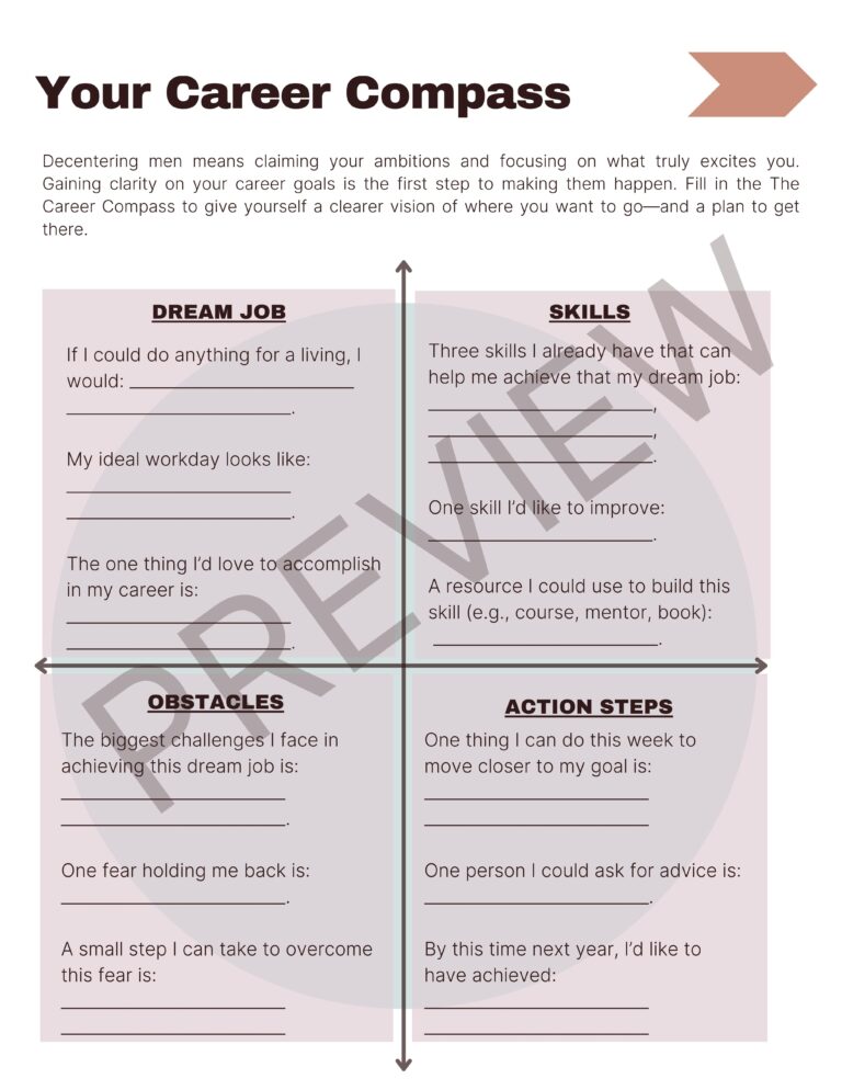 How to Decenter Men and Build a Life You Love (PDF Workbook) | Salty World How to Decenter Men and Build a Life You Love (PDF Workbook) | Salty World